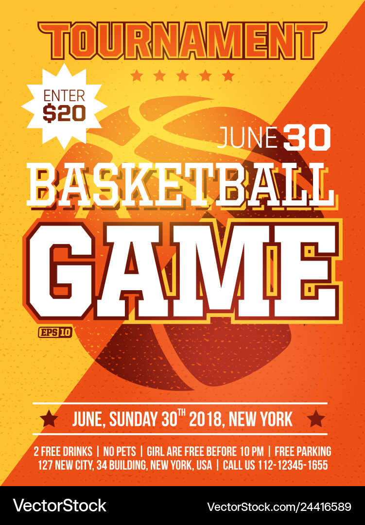 Modern professional sports design poster Vector Image