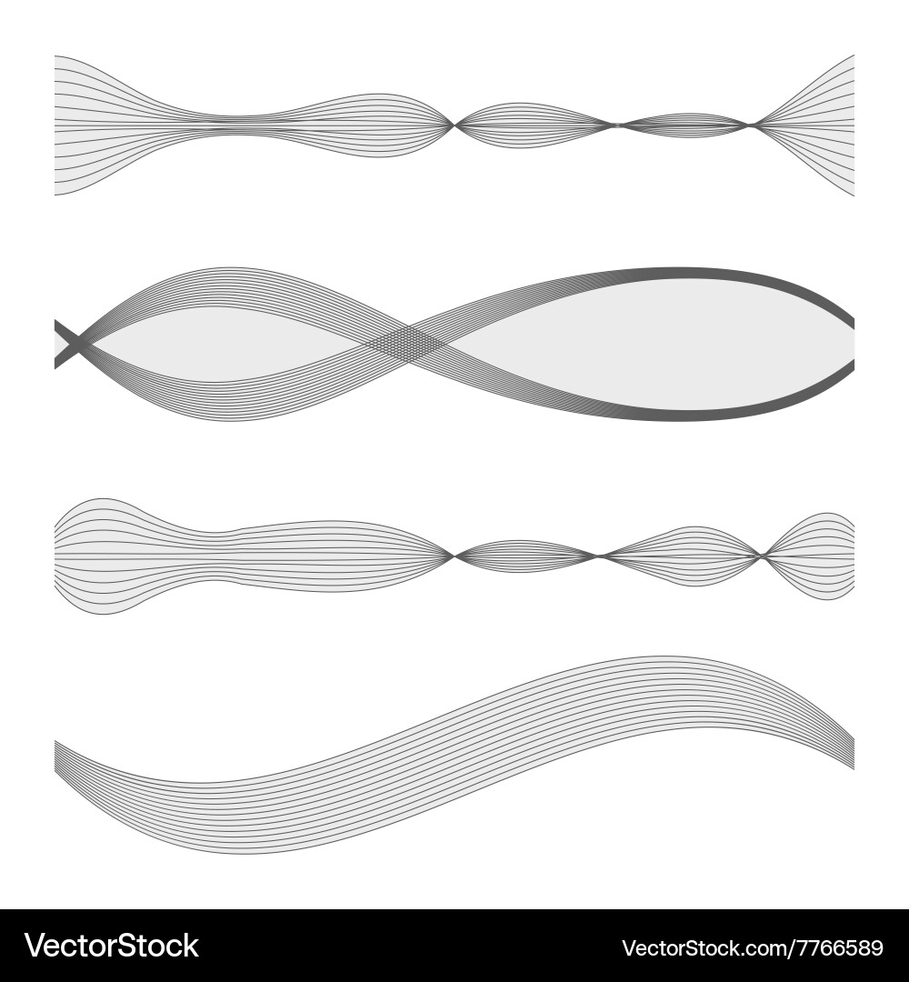 Set of audio scales Royalty Free Vector Image - VectorStock