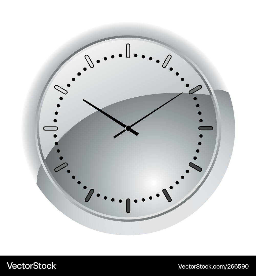 Clock Royalty Free Vector Image - VectorStock