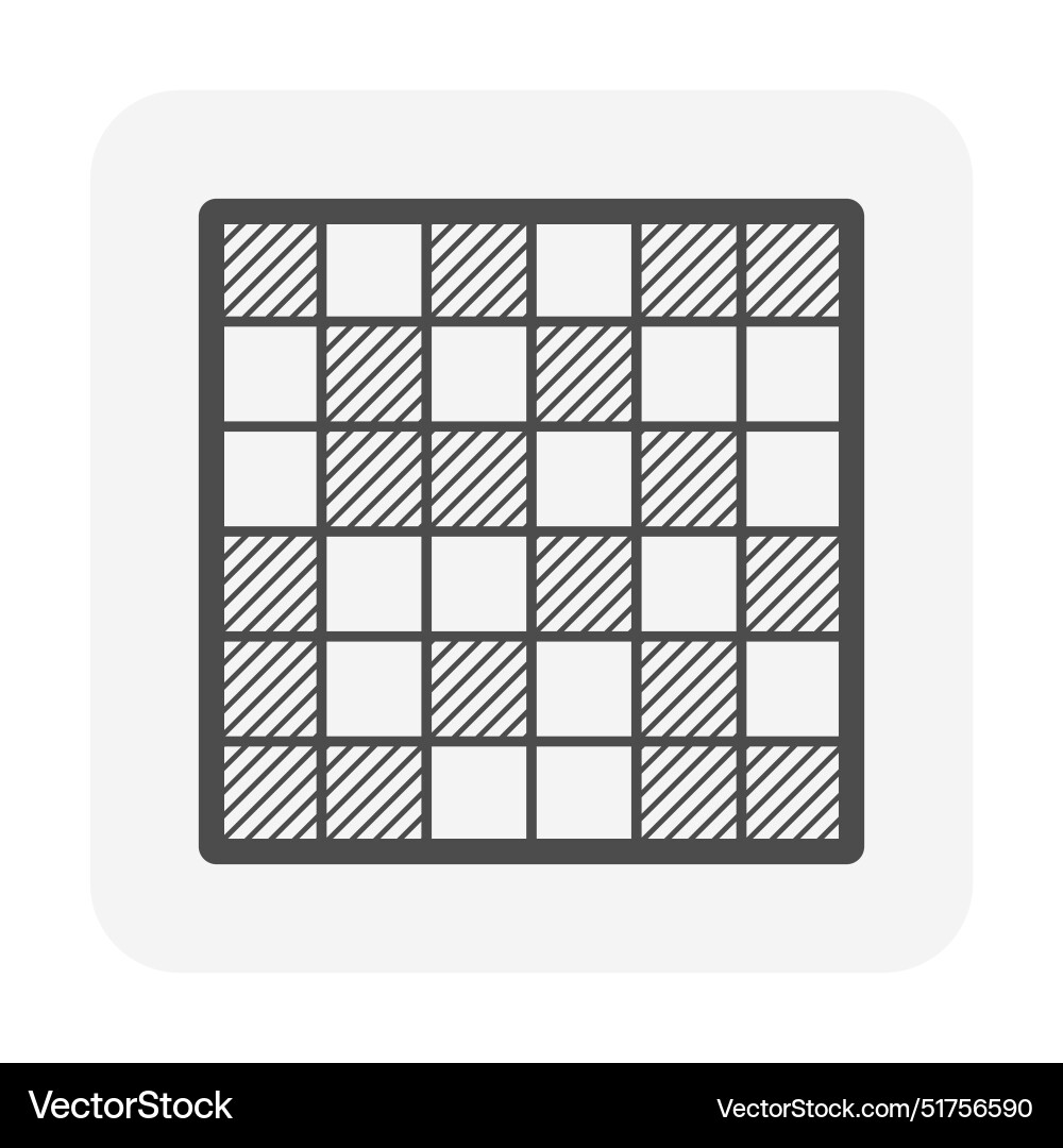 Mosaic tile or ceramic icon material Royalty Free Vector