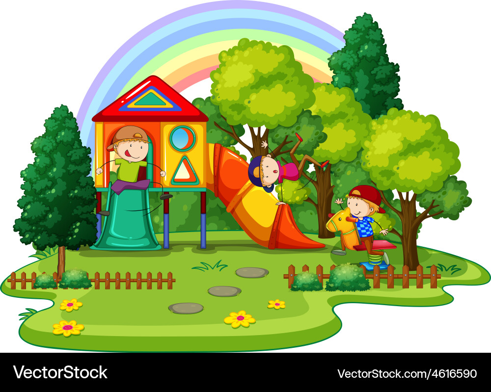 Playground Royalty Free Vector Image - VectorStock