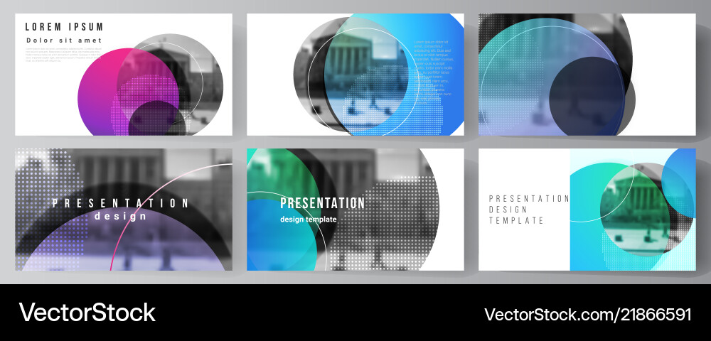 Abstract Presentation Slides – Royalty-Free Vector | VectorStock