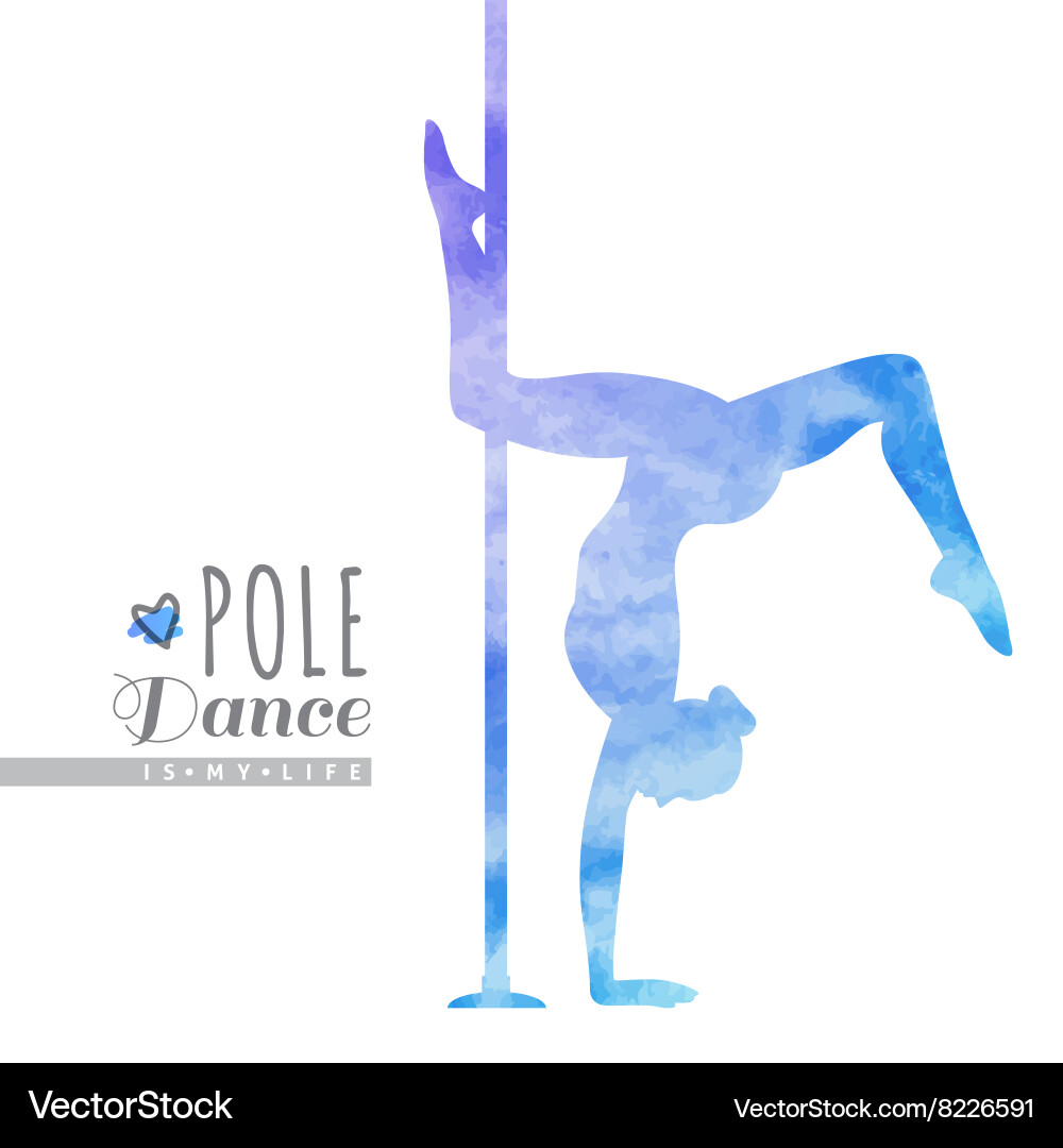 Pole dance Royalty Free Vector Image - VectorStock