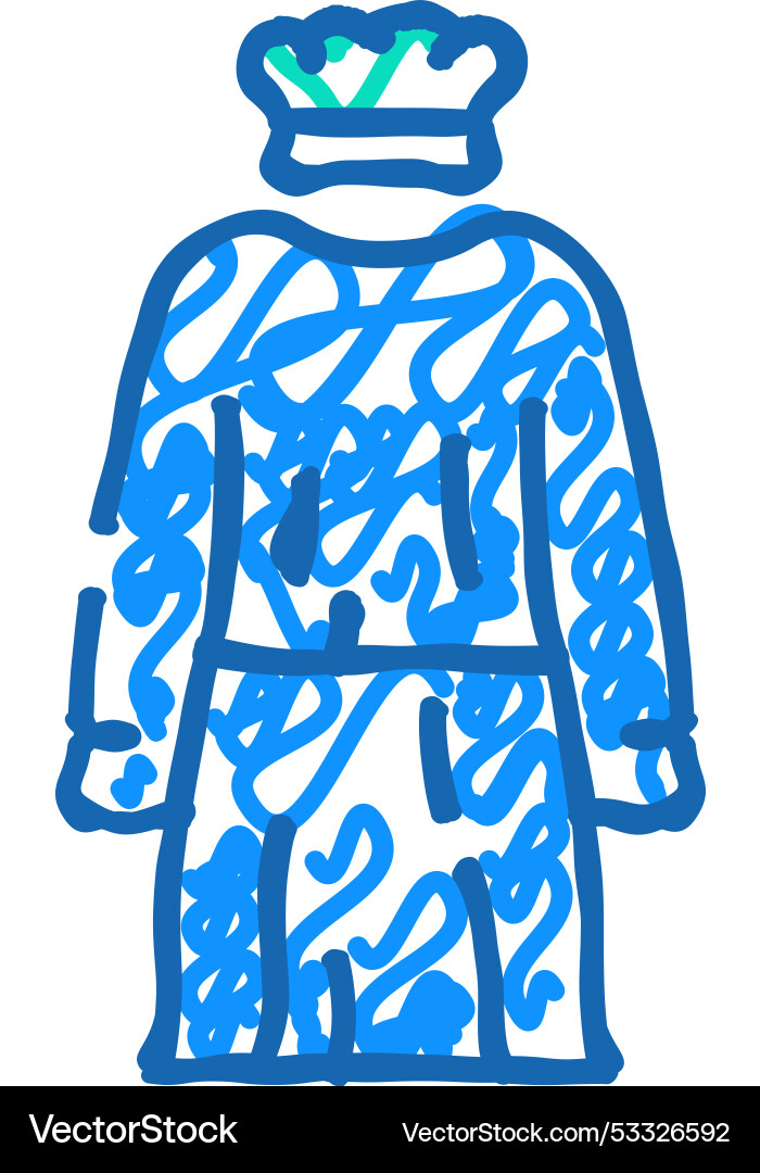 Isolation gown ppe protective equipment icon Vector Image