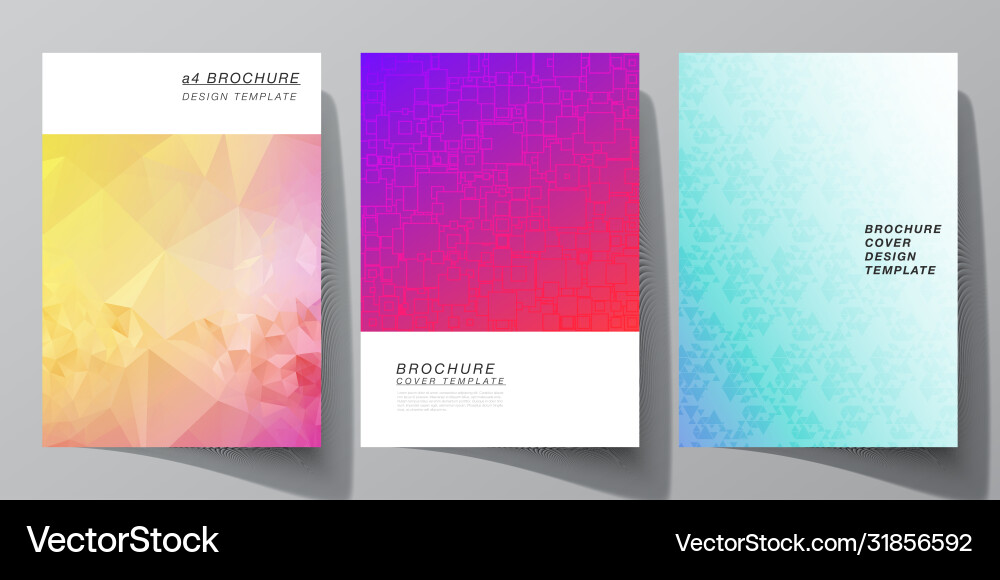 Layout a4 format modern cover Royalty Free Vector Image