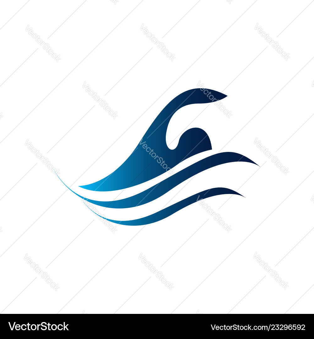 Swim pool swimming icon human Royalty Free Vector Image