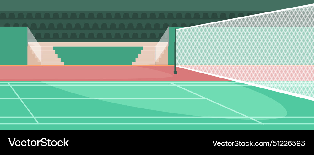 A tennis court Royalty Free Vector Image - VectorStock