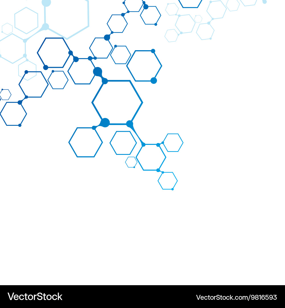Abstract Molecular Connection Royalty Free Vector Image