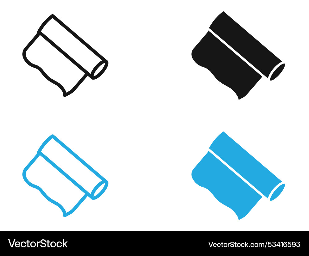 Aluminum foil icon Royalty Free Vector Image - VectorStock