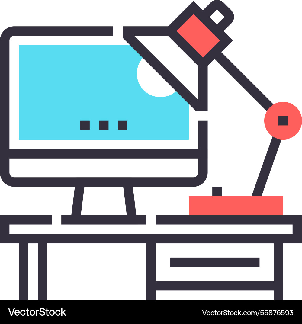 Workplace Royalty Free Vector Image - VectorStock