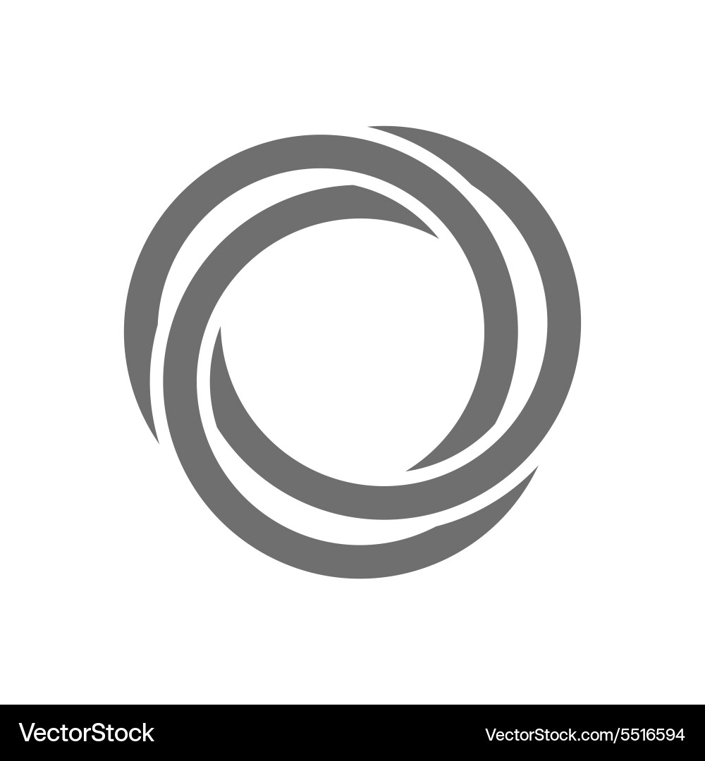 Letter o logo concept icon Royalty Free Vector Image