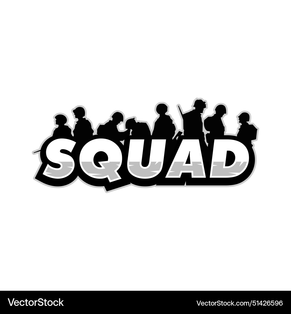 Squad Royalty Free Vector Image - VectorStock