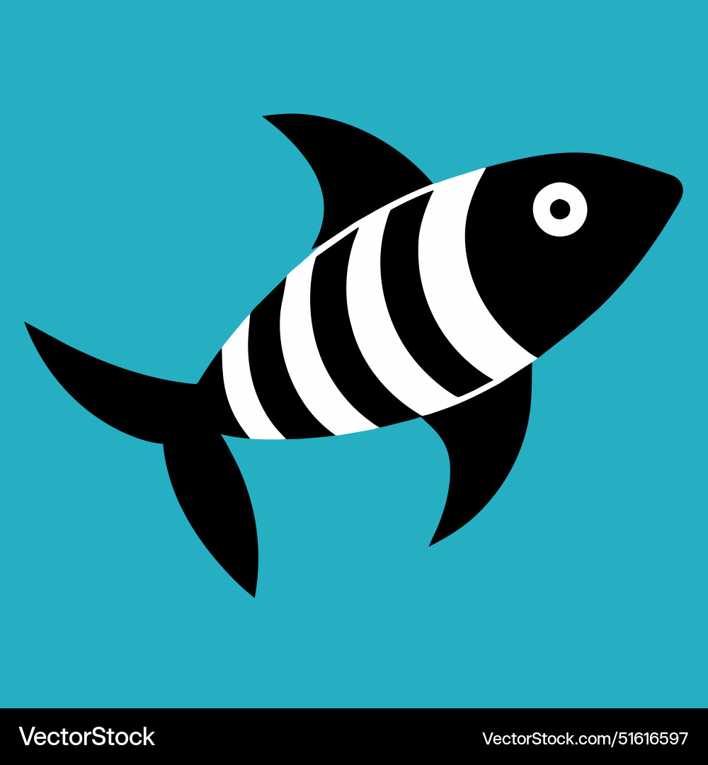 Bonefish fish swims icon Royalty Free Vector Image