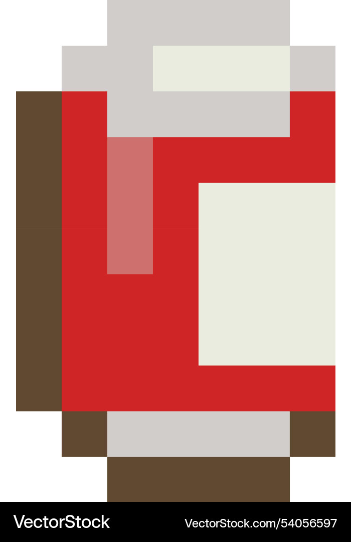 Pixel art soda can Royalty Free Vector Image - VectorStock