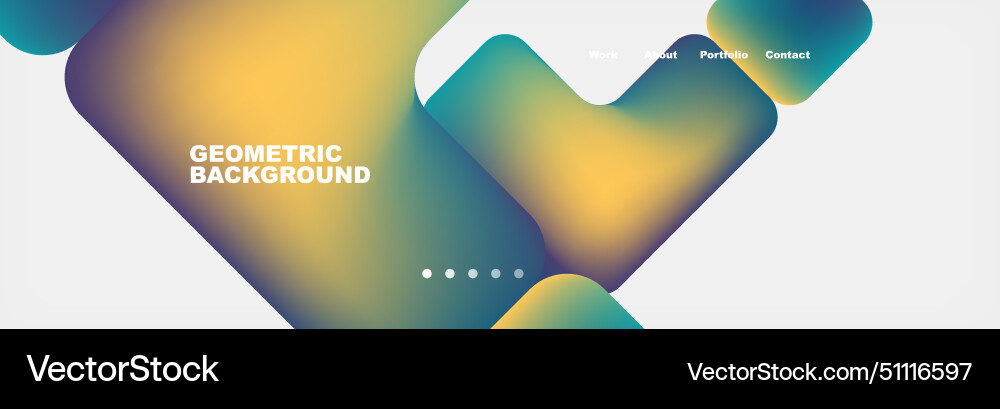 Symmetrical geometric pattern with gradient shades