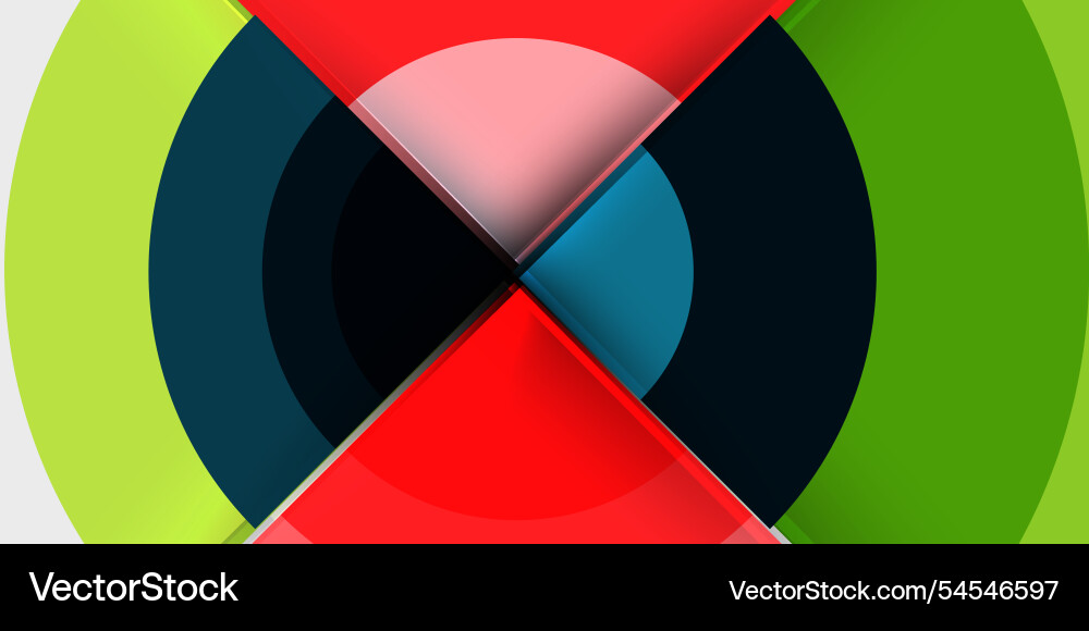 Target circle geometric abstract shapes Royalty Free Vector