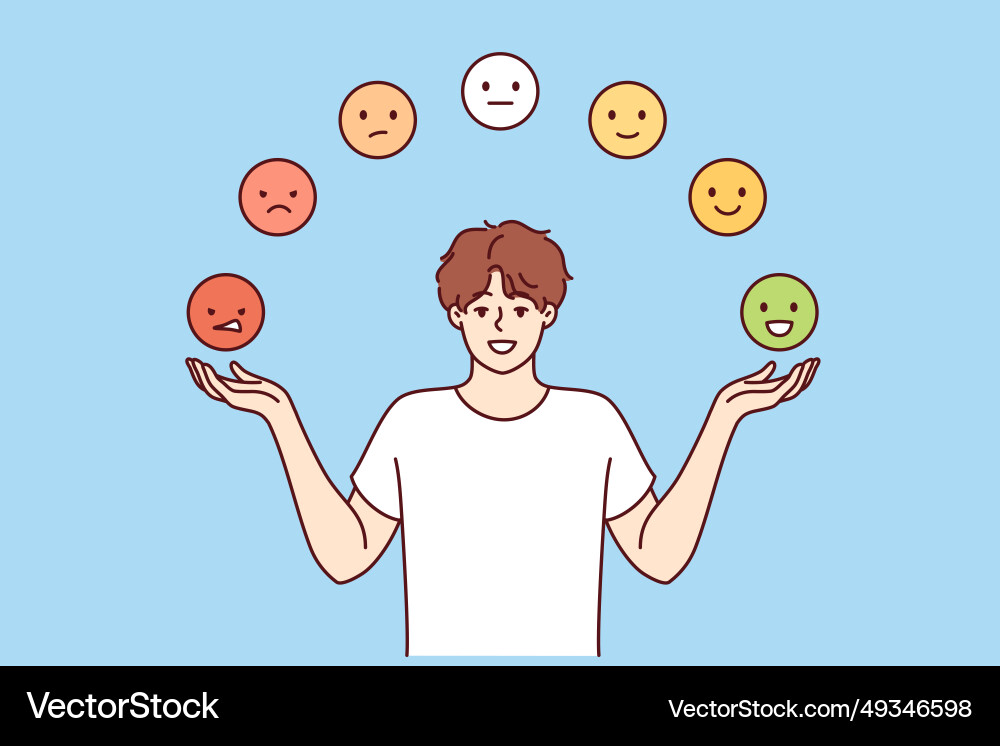 Emotional Balance & Self-Control Royalty Free Vector