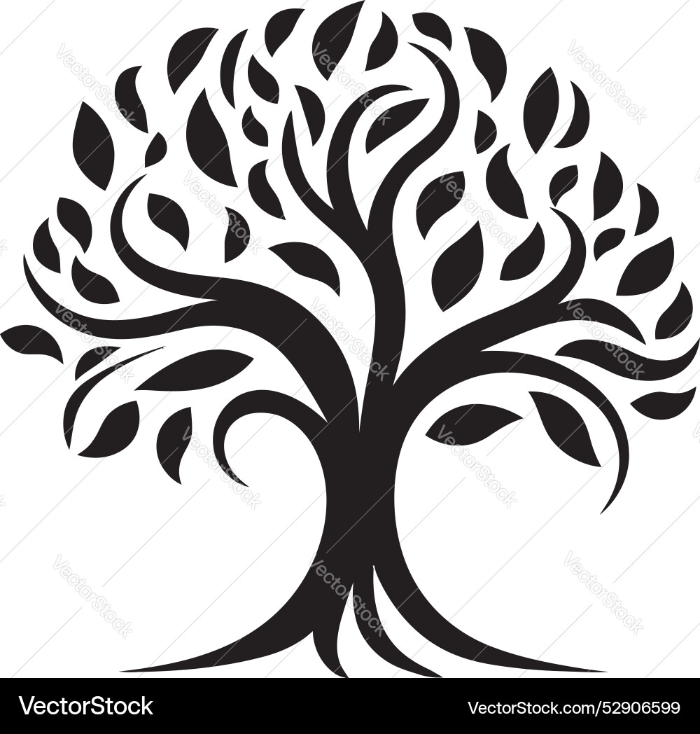 Elegant forest excellence modern emblem regal Vector Image