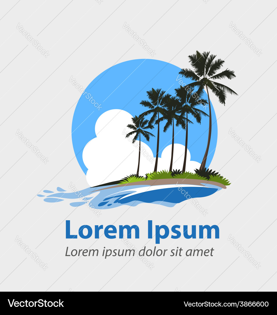 Beach Royalty Free Vector Image - VectorStock