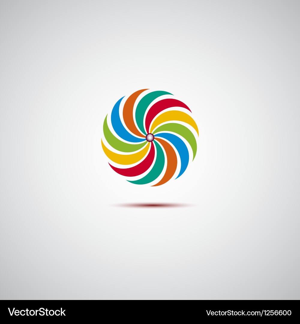Colorful logo Royalty Free Vector Image - VectorStock
