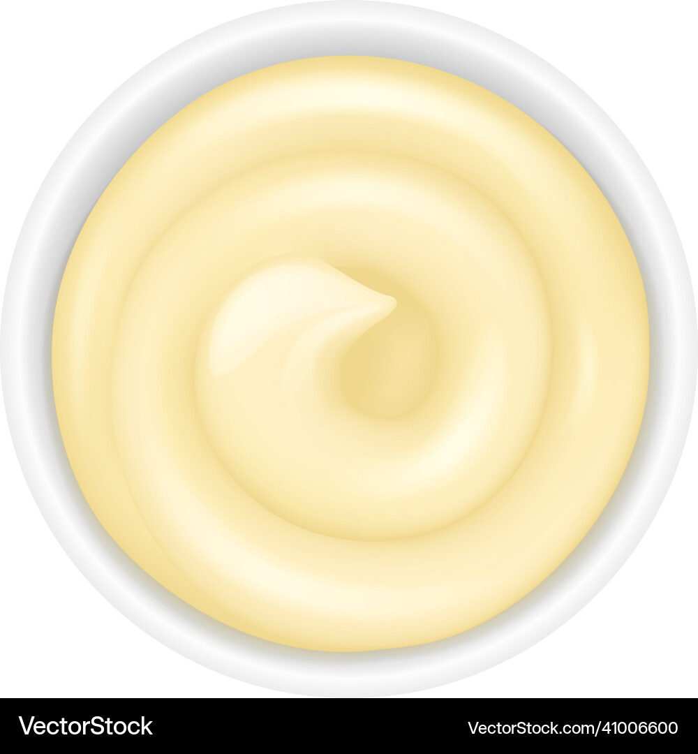 Mayonnaise realistic Royalty Free Vector Image