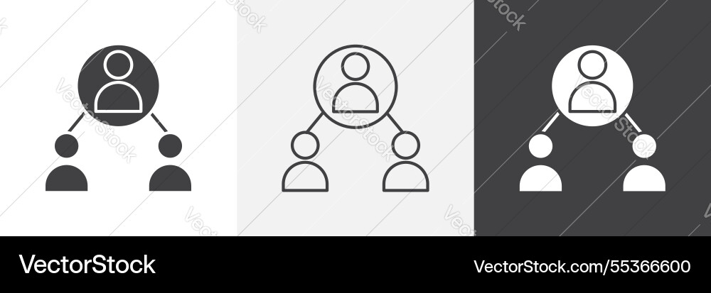 Mediator icons collection graphic designs for ui Vector Image