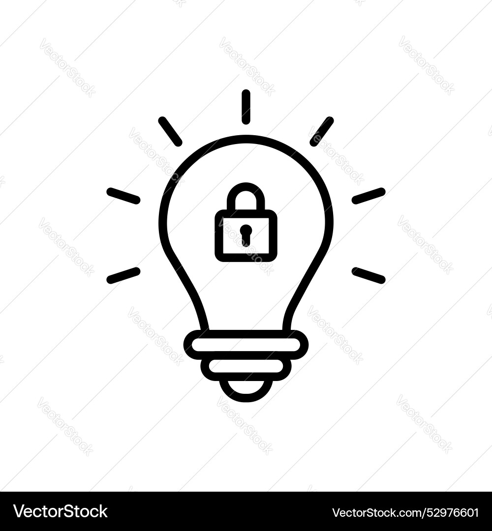 Patent and intellectual property icon Royalty Free Vector