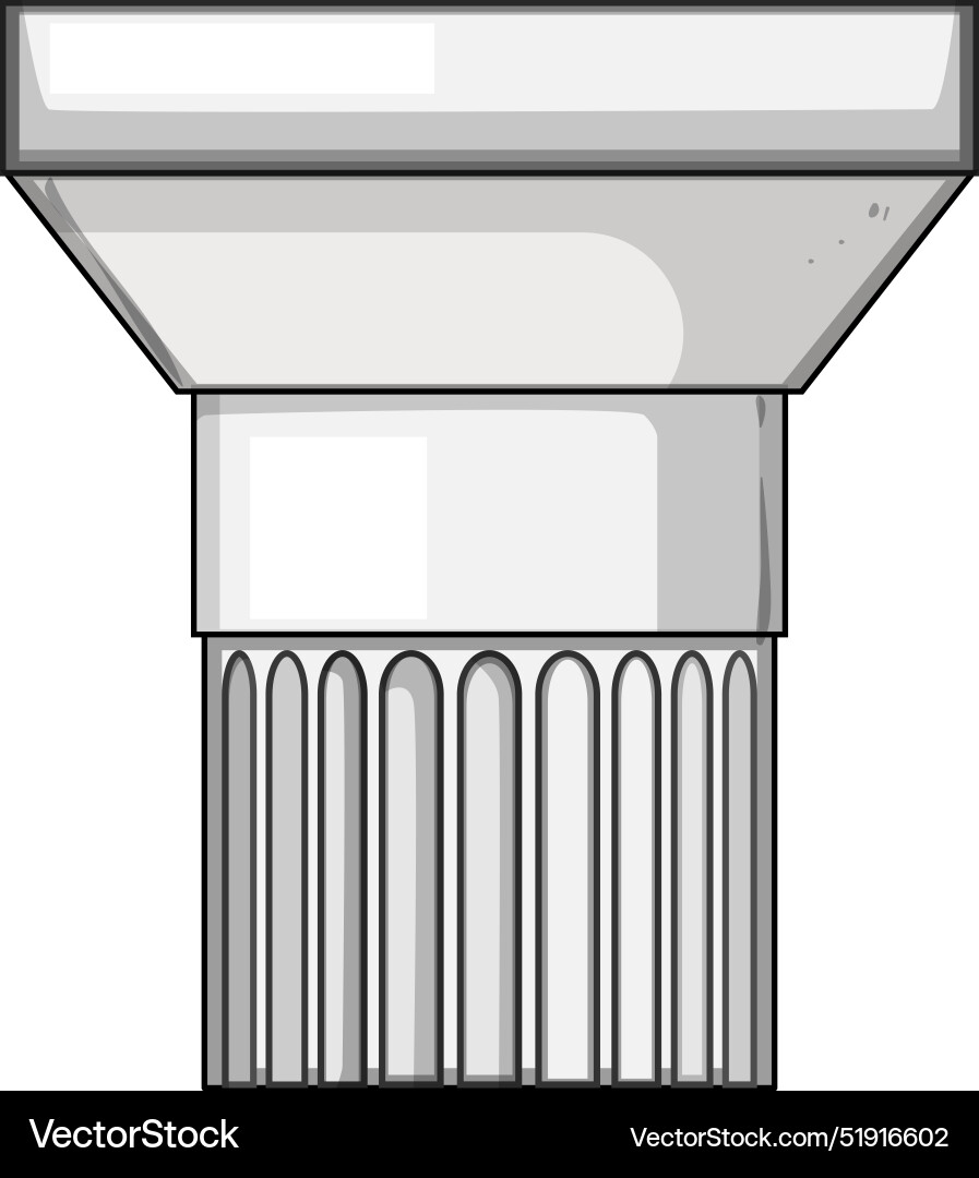 Greece column ancient cartoon Royalty Free Vector Image