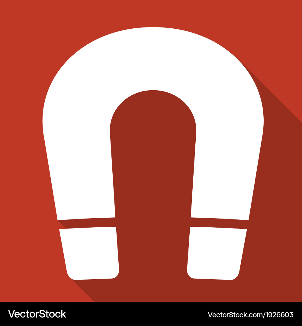 Magnet symbol Royalty Free Vector Image - VectorStock