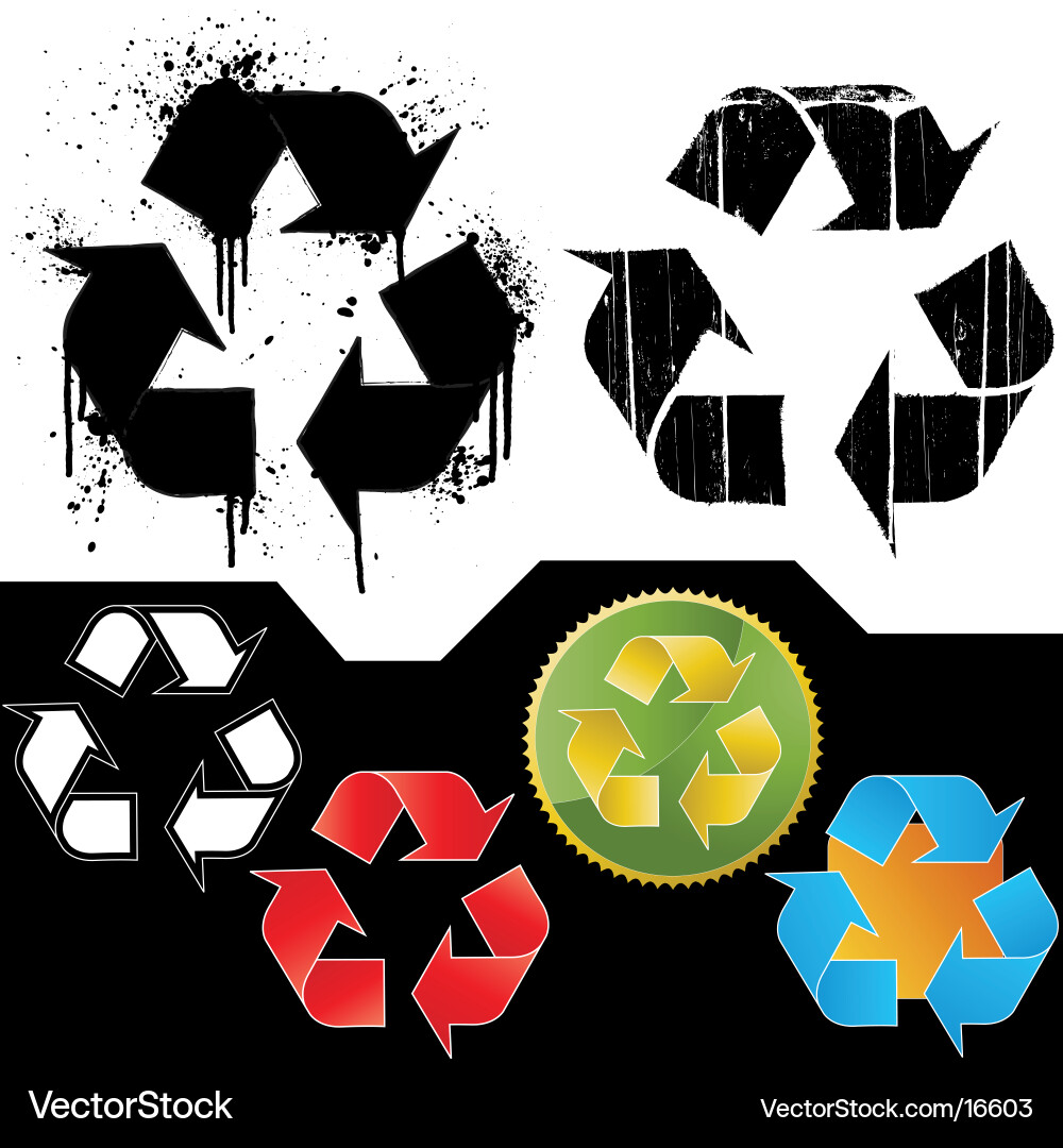 Recycle design Royalty Free Vector Image - VectorStock