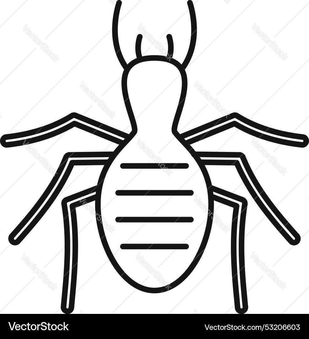 Termite insect pest control bug extermination logo