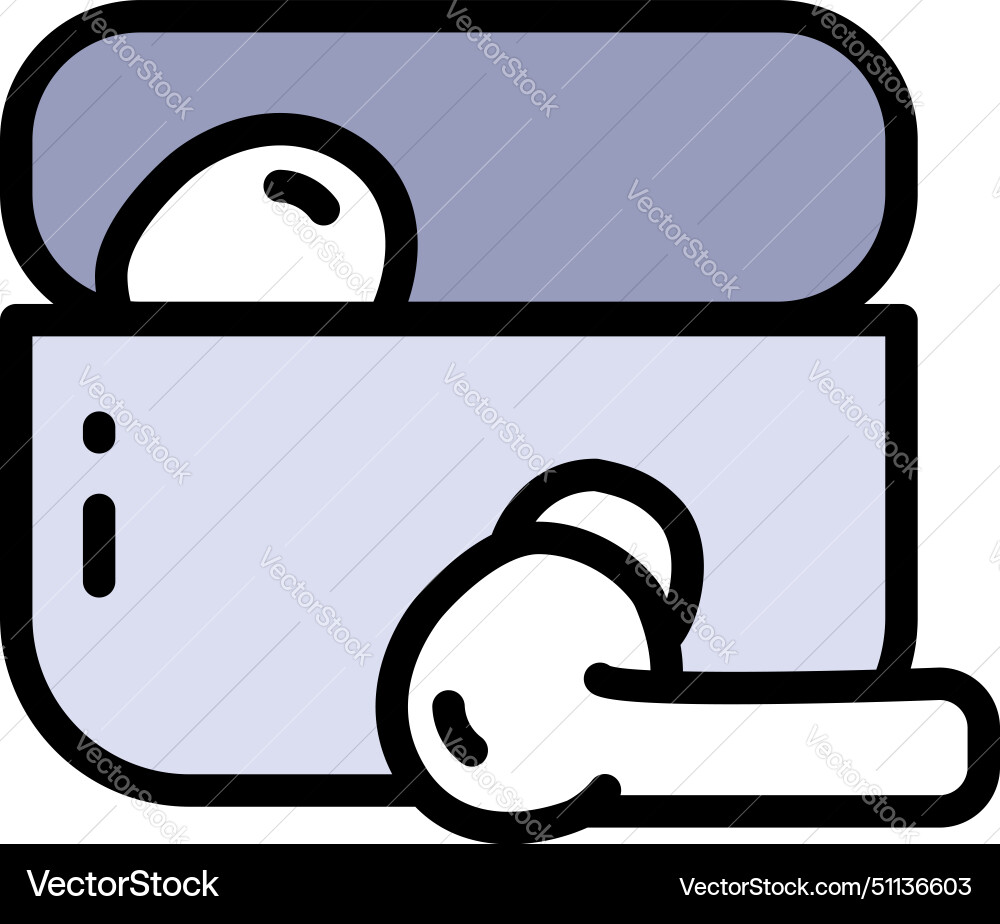 Wireless headphones icon Royalty Free Vector Image