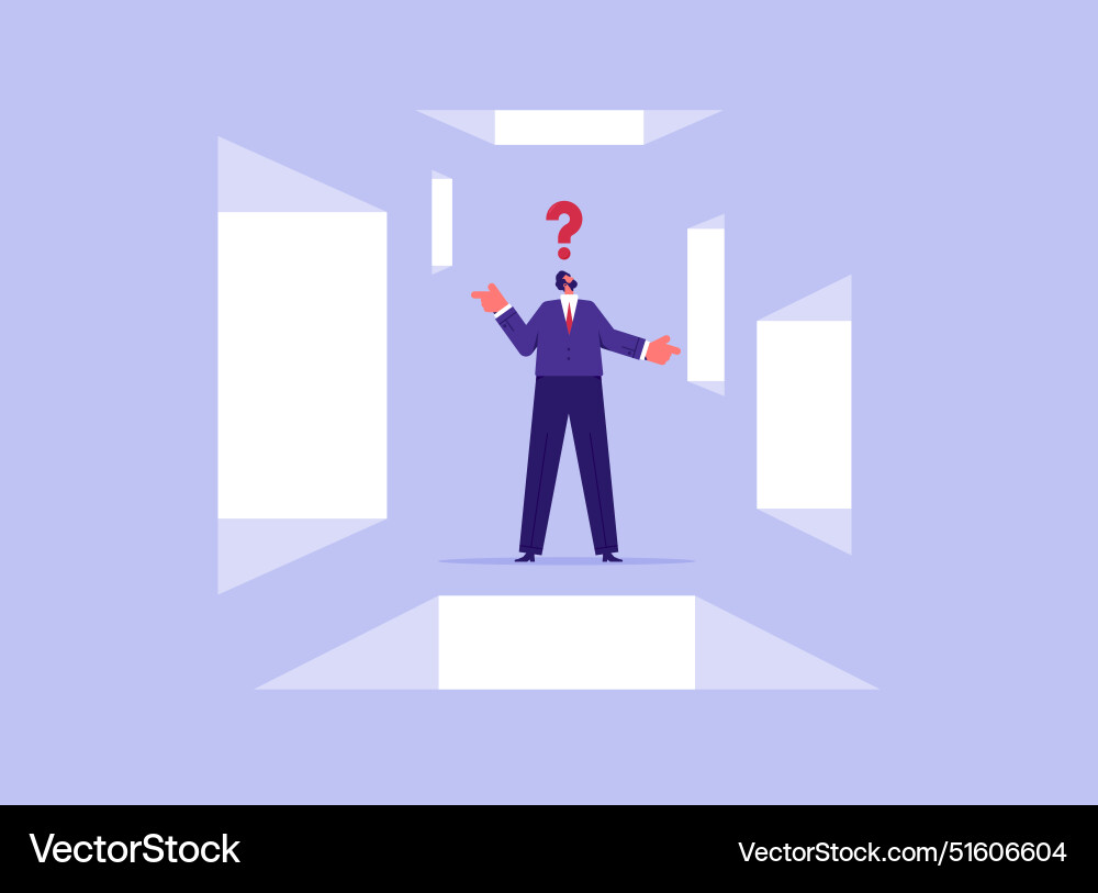 Right or wrong decision concept Royalty Free Vector Image