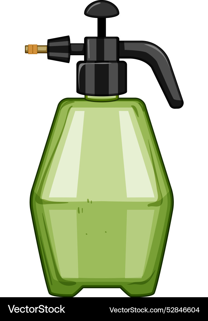 Trigger spray bottle cartoon Royalty Free Vector Image