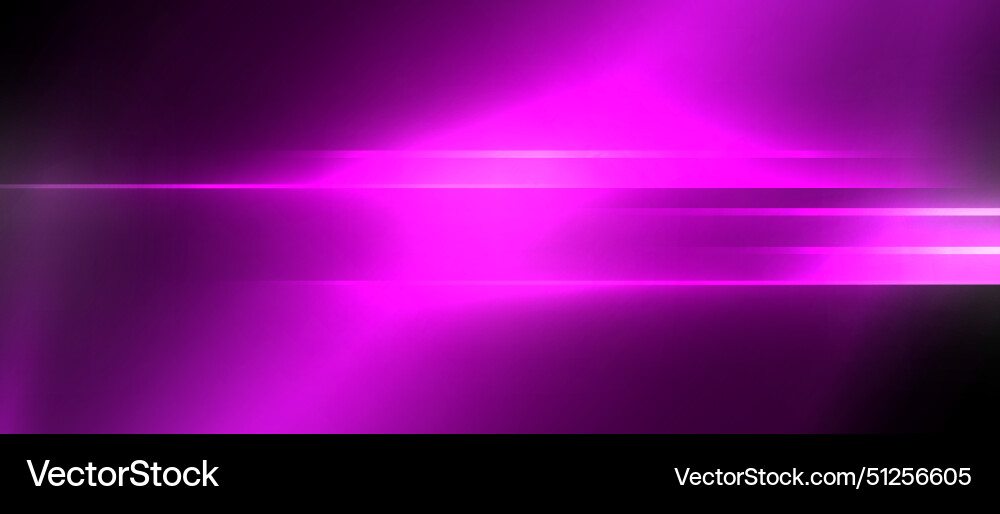 Violet light on dark backdrop creates a striking Vector Image