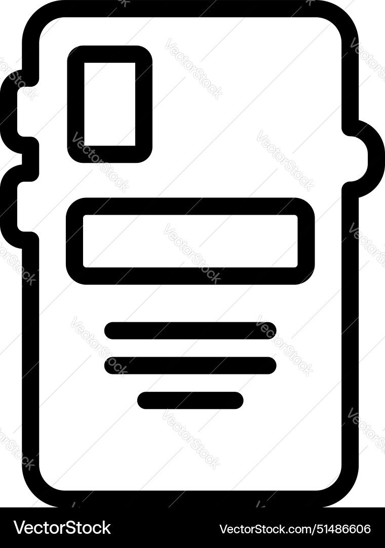 Black and white line art Royalty Free Vector Image