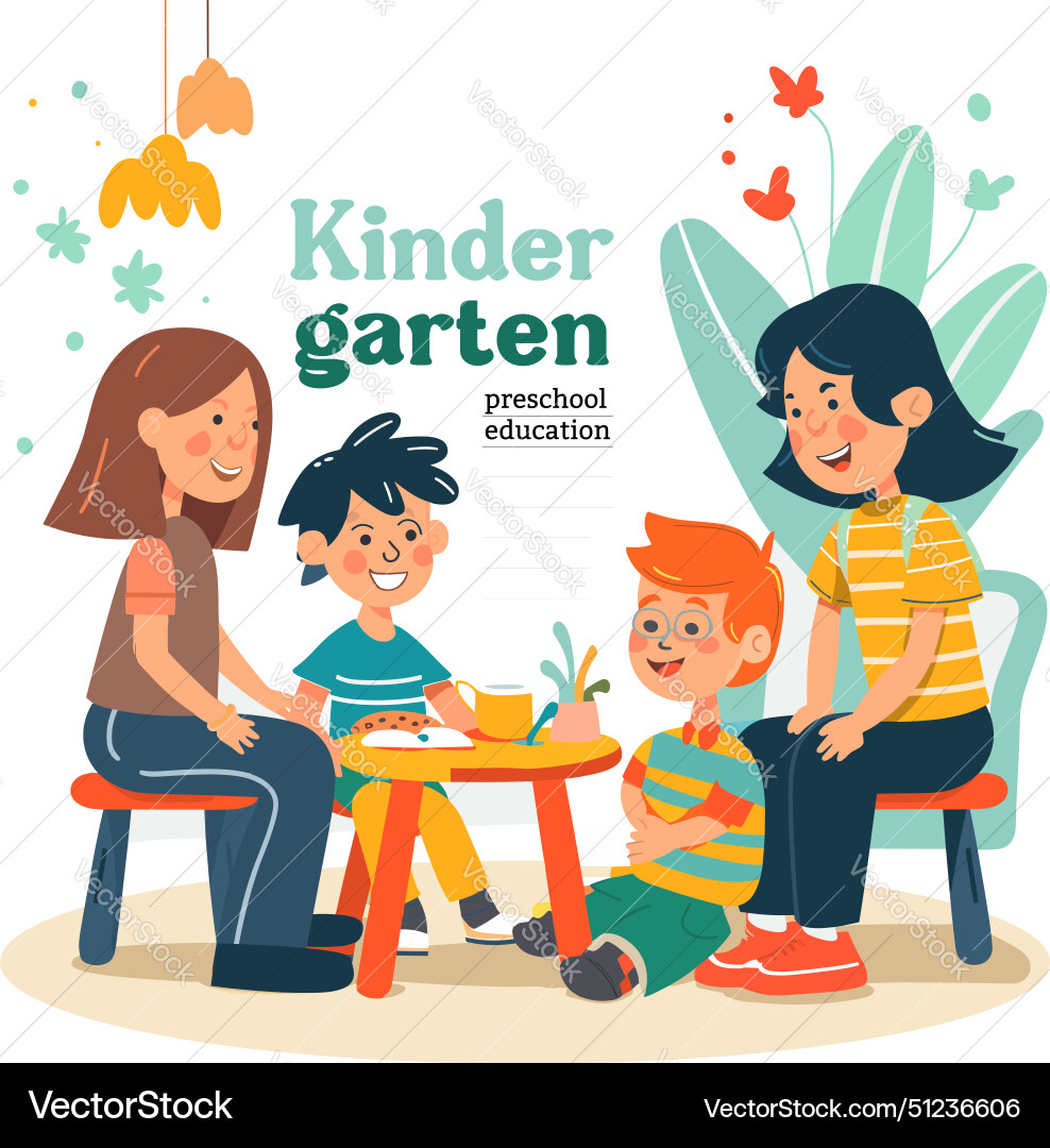 Kids Learning & Playtime Royalty Free Vector Image