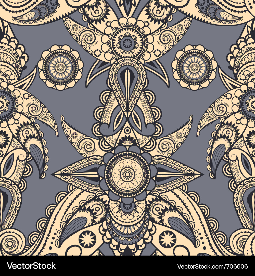 Seamless eastern style Royalty Free Vector Image