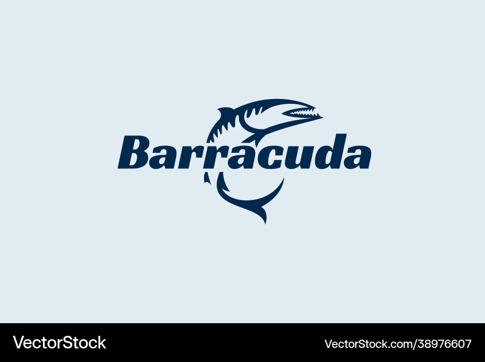 Barracuda logo Royalty Free Vector Image - VectorStock