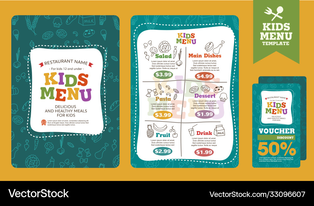 Menu Royalty Free Vector Image - VectorStock