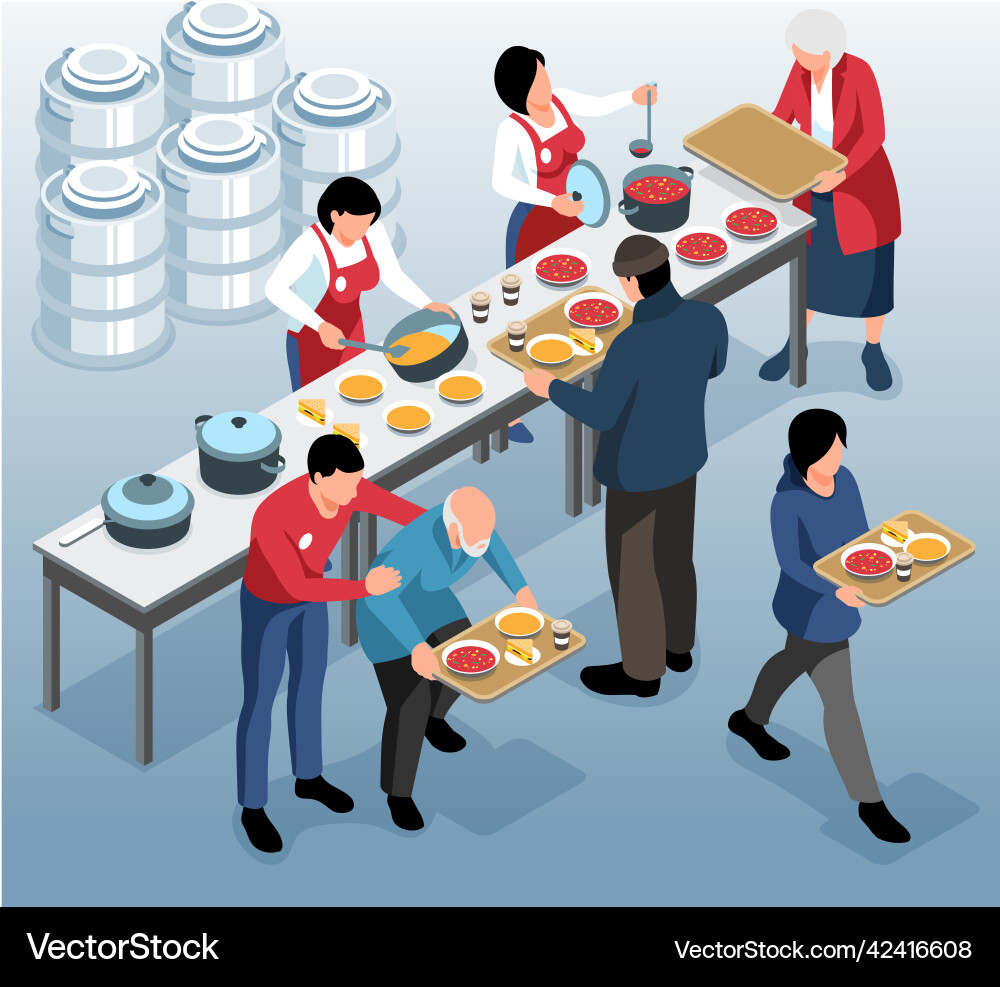 People Volunteering Vector Images (over 28,000)