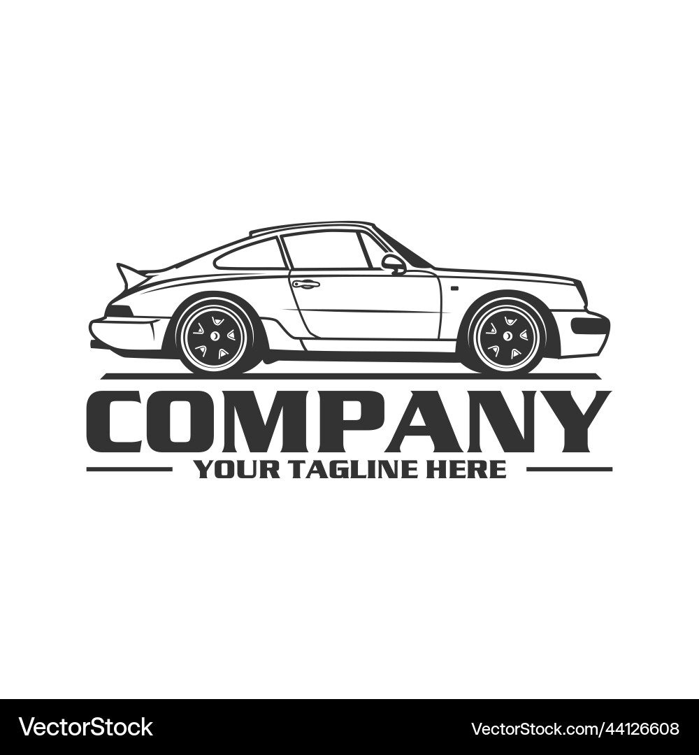 Luxury car logo automotive Royalty Free Vector Image