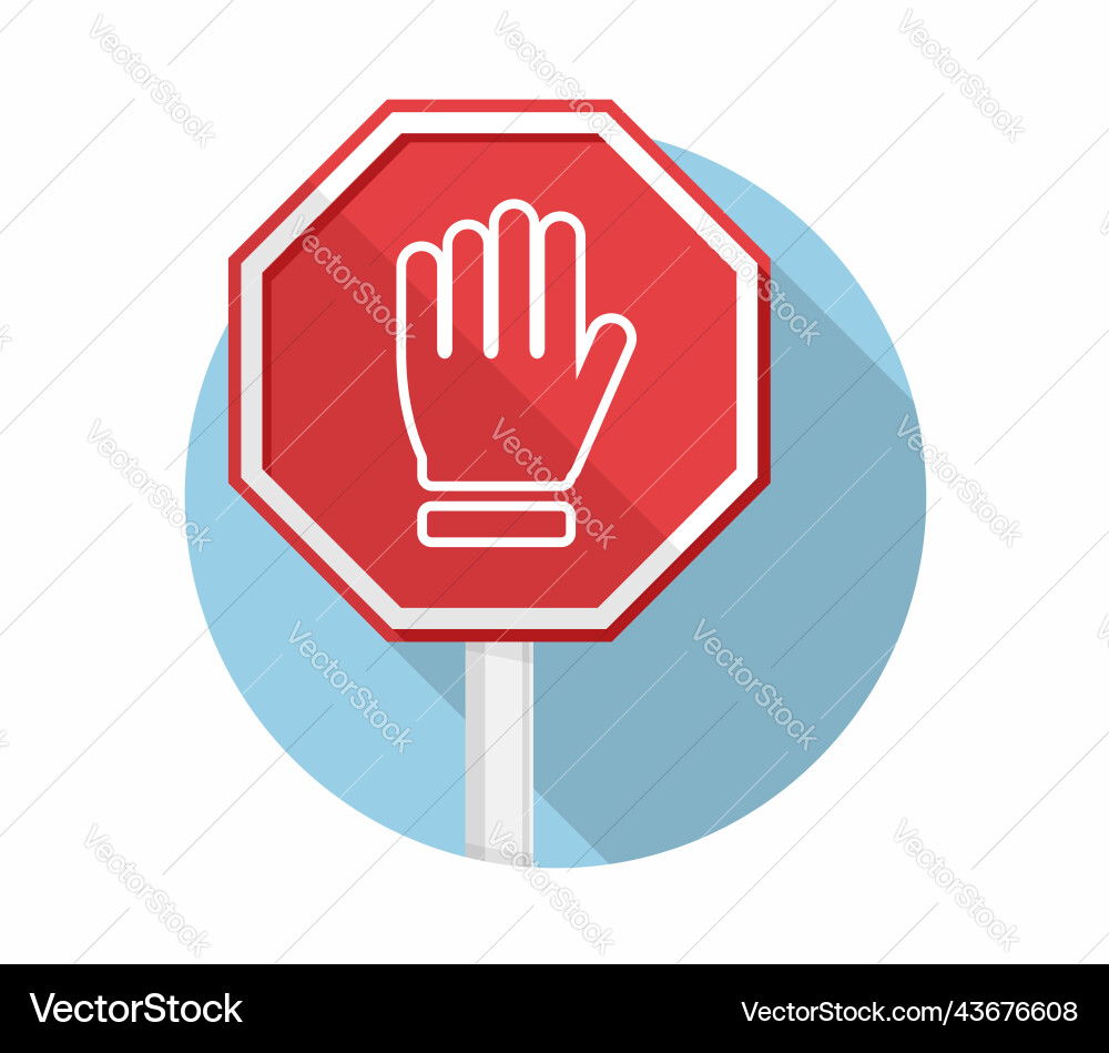 Stop sign Royalty Free Vector Image - VectorStock