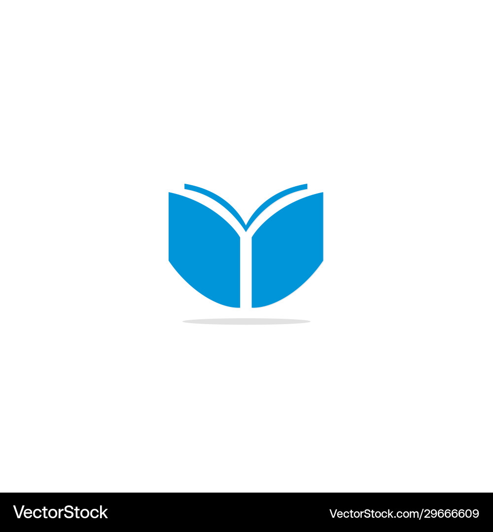 Book published logo Royalty Free Vector Image - VectorStock