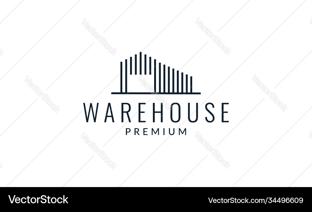 Shed Storage Line Art Royalty Free Vector Image