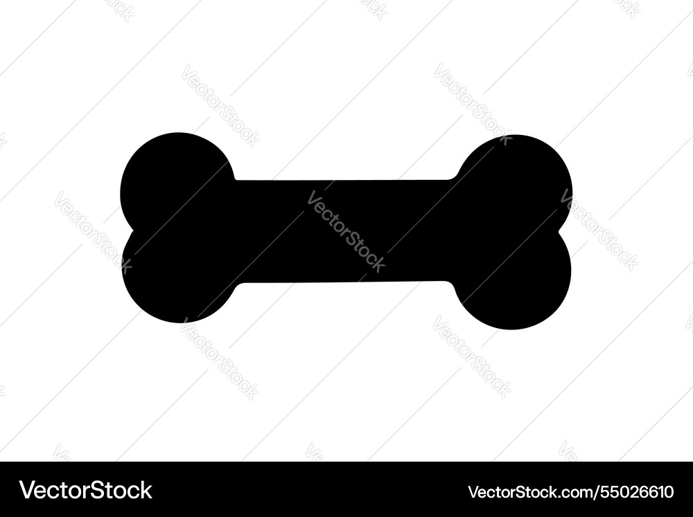Dog bone icon Royalty Free Vector Image - VectorStock