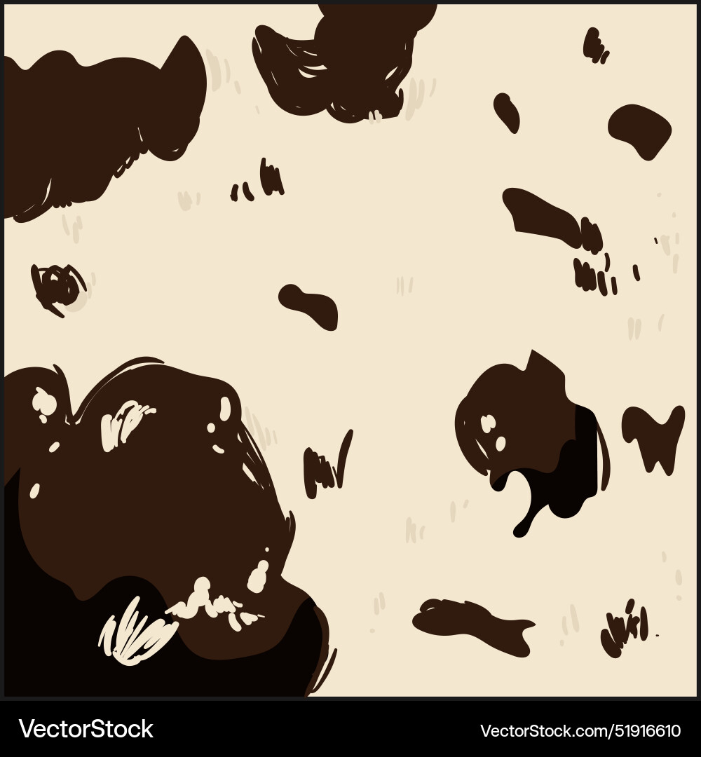 Hide cow skin cartoon Royalty Free Vector Image