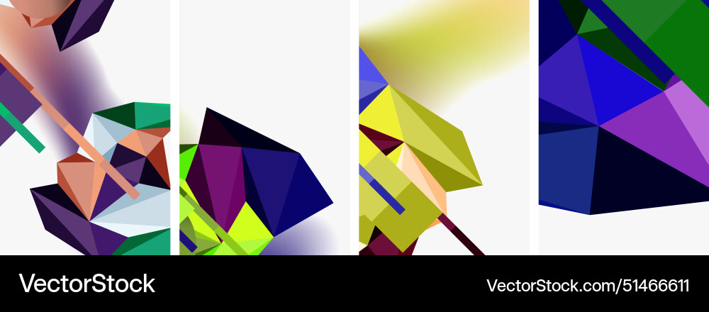 Minimal geometry circle line and square design Vector Image