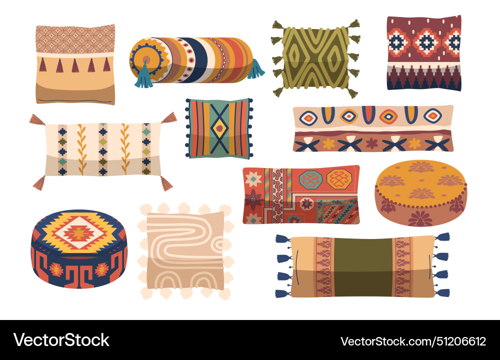 Colorful collection of eastern-style Royalty Free Vector