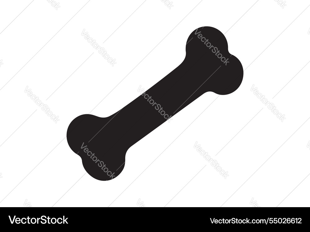 Dog bone icon Royalty Free Vector Image - VectorStock